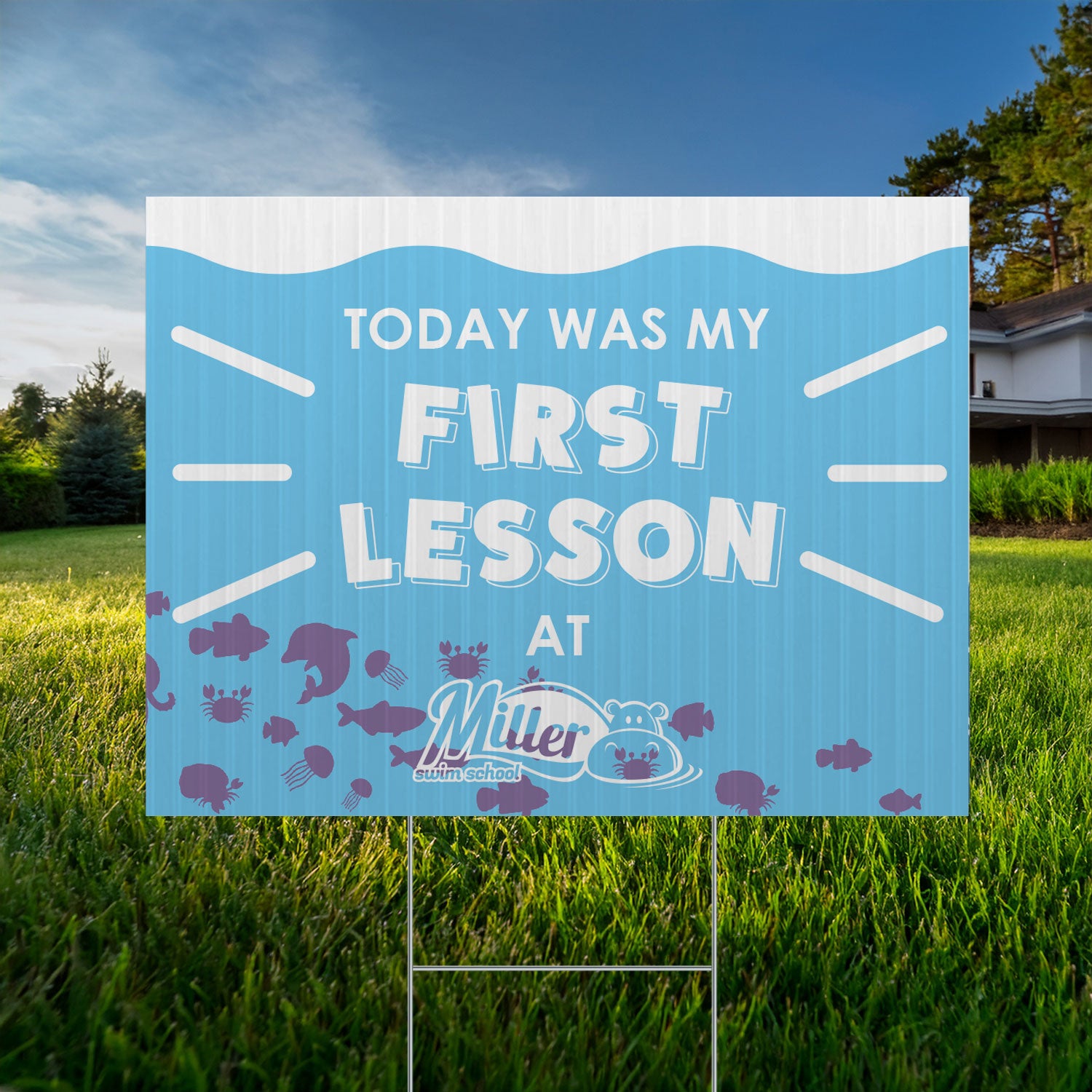 Miller Swim School: First Lesson Sign